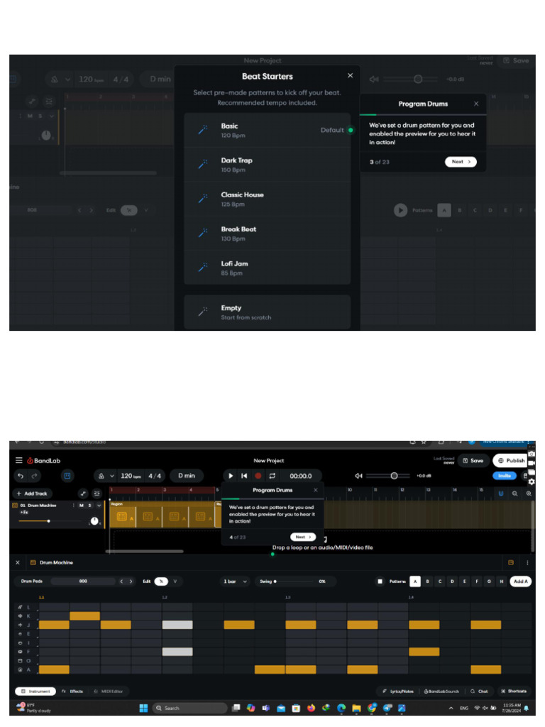 Bandlab Create A Song | PDF
