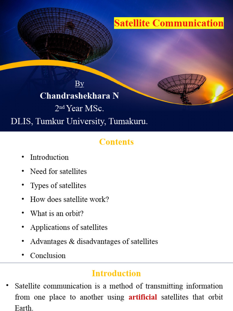 Satellite Communication | PDF | Communications Satellite | Satellite