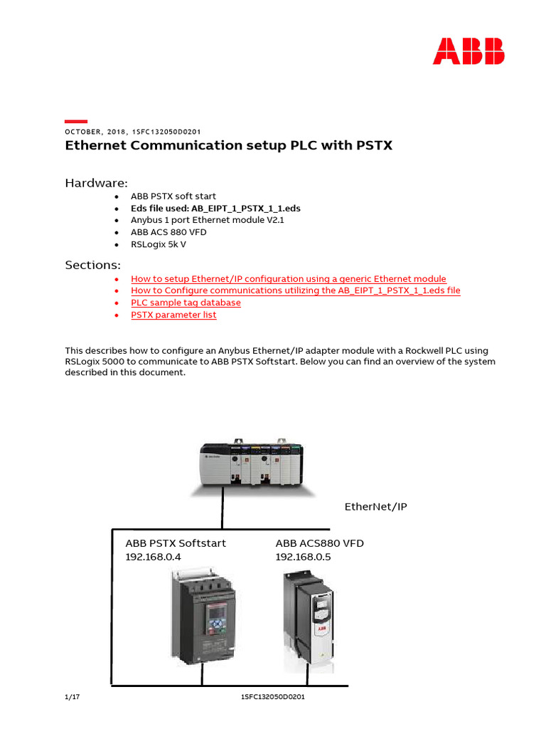 Abb PSTX Ethernet - 1sfc132050d0201 | PDF | Programmable Logic ...