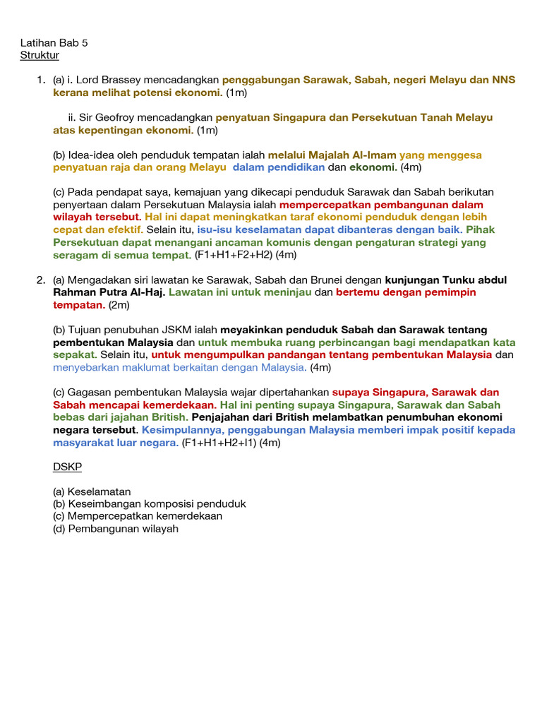 Latihan Bab 5 Sr2 | PDF