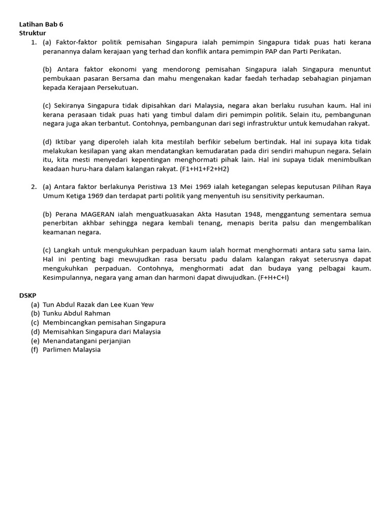 Latihan Bab 6 Sr2 | PDF