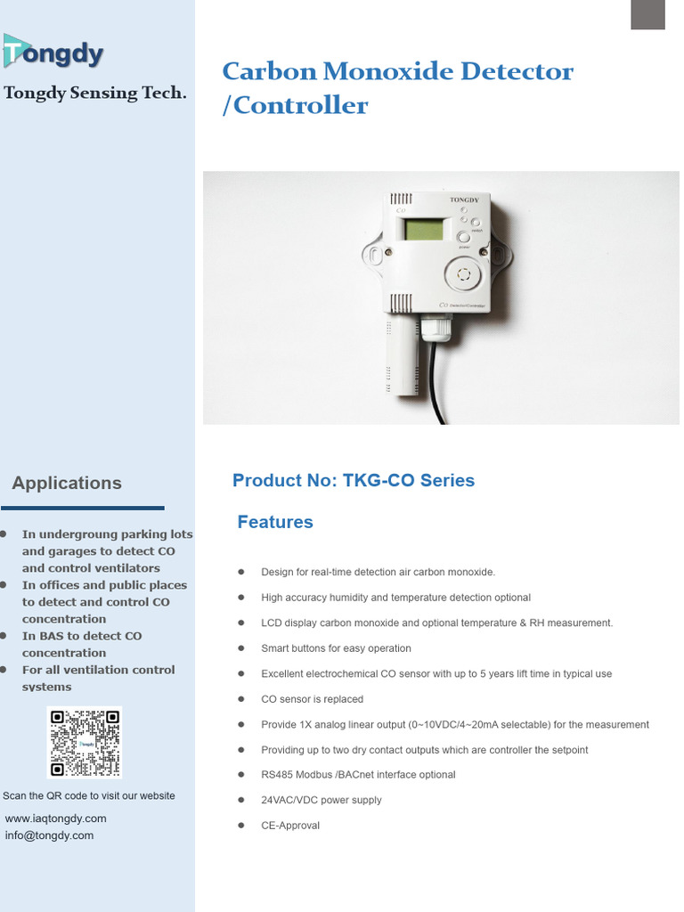 TKG CO Datasheet 2307 | PDF | Sensor | Equipment
