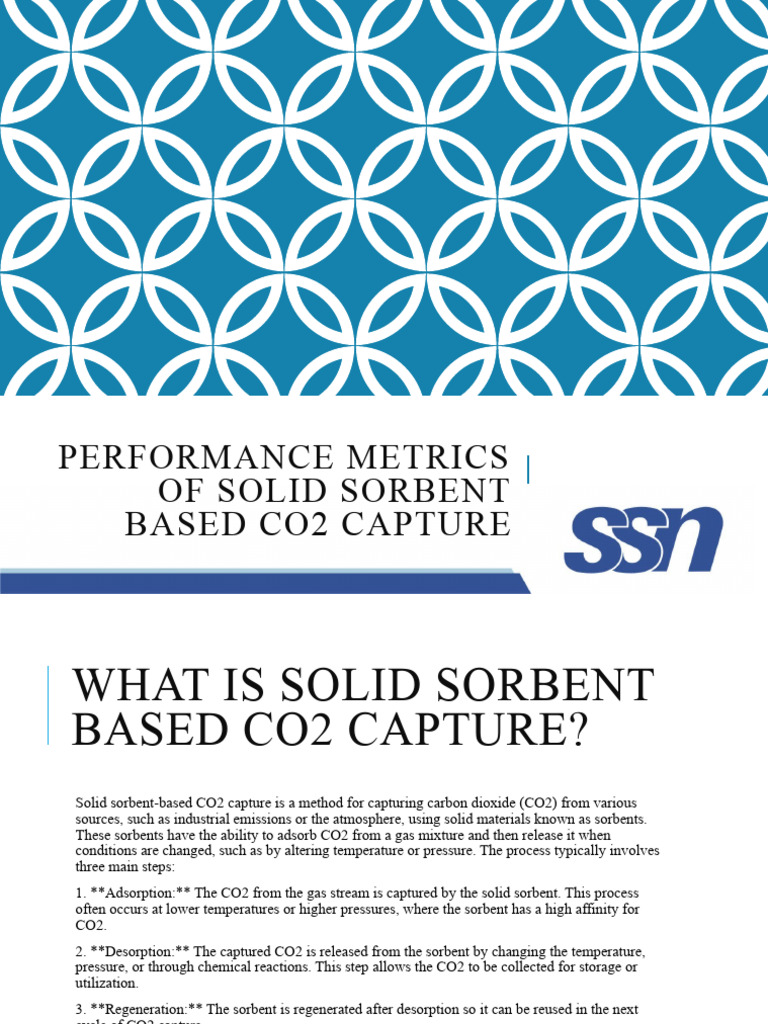 Performance Metrics of CO2 Capture | PDF | Adsorption | Carbon Dioxide