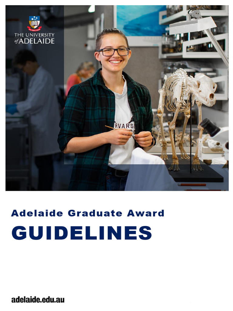 Adelaide Graduate Award Guidelines | PDF | Internship | Job Hunting