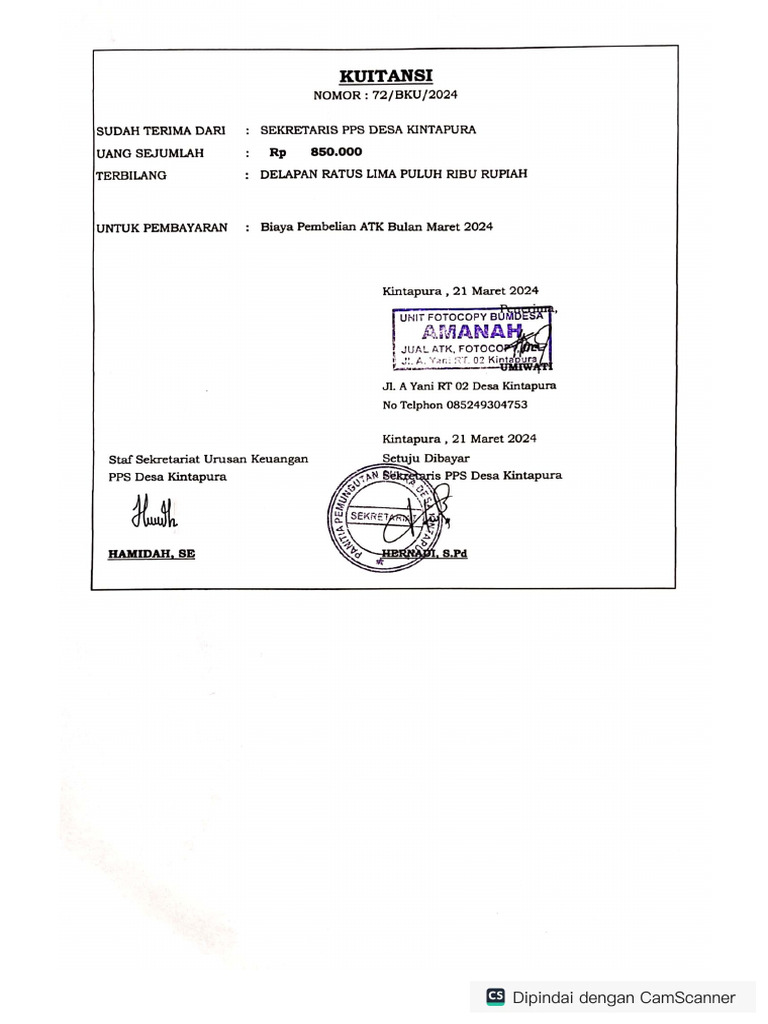 KW 72 Atk 2024 | PDF