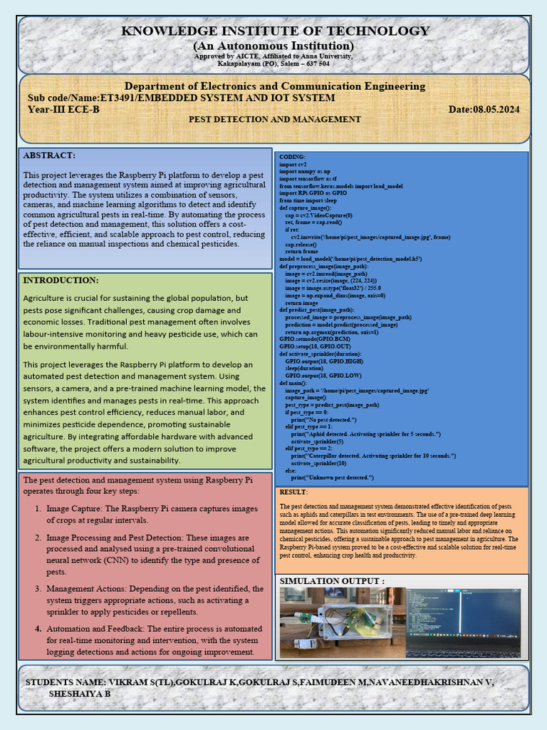 Assignment Format Pdf Automation Raspberry Pi 3063