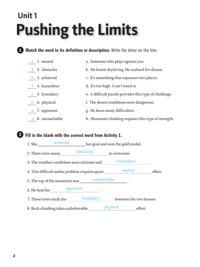 Impact 4 Workbook Unit 1 Answers Pdf Crowdsourcing Plural