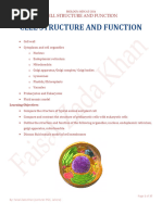 Mind Map | PDF | Cell (Biology) | Cell Membrane
