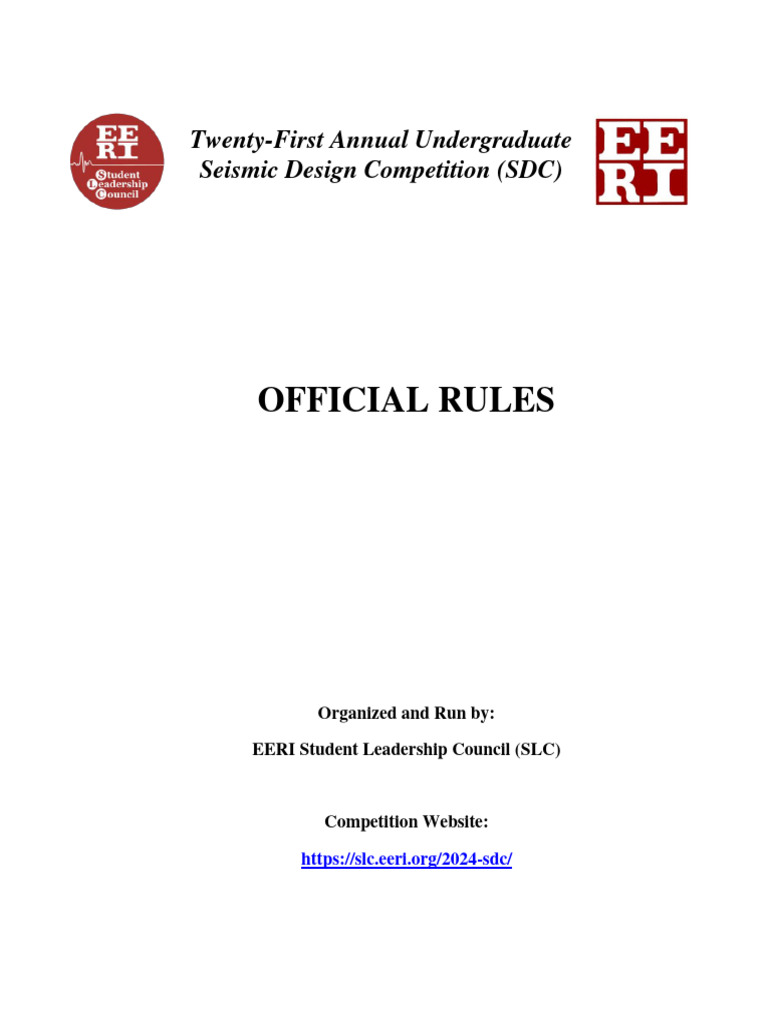 Official Rules 2024 | PDF | Harassment