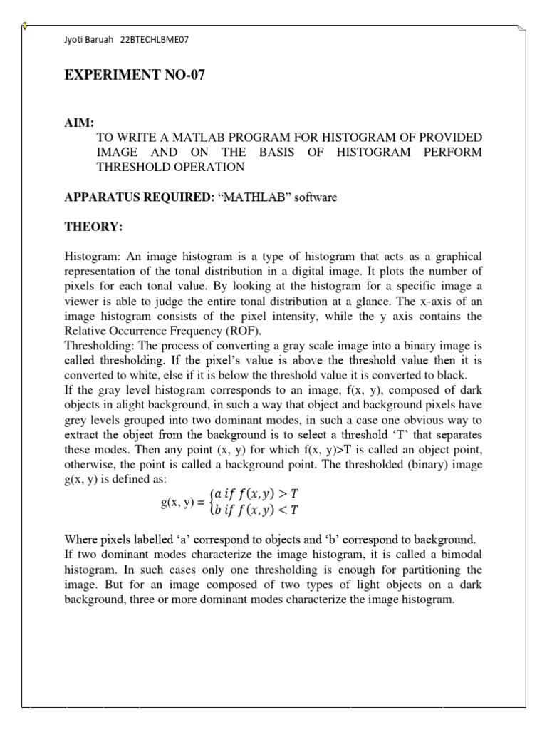 Mip Lab 7,8,9,10 | PDF | Multidimensional Signal Processing | Computer Vision