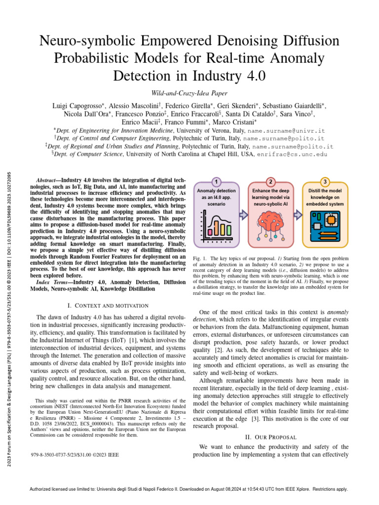 Neuro-Symbolic Empowered Denoising Diffusion Probabilistic Models For Real-Time Anomaly ...