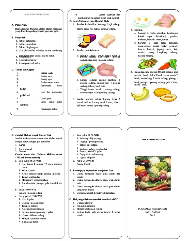 PDF Leaflet Diet DM - Compress | PDF