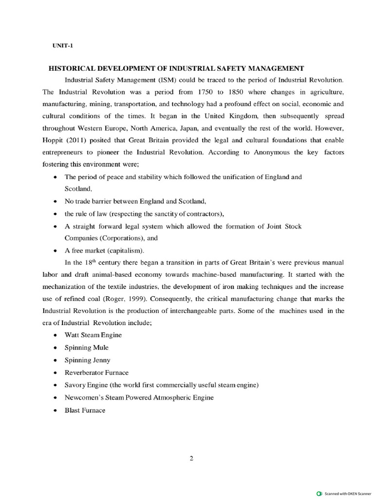 Industrial Safety Engineering, COEB, WORD FILE | PDF