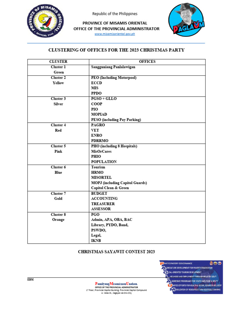 Guidelines and Mechanics For SAYAWIT Contest1 | PDF