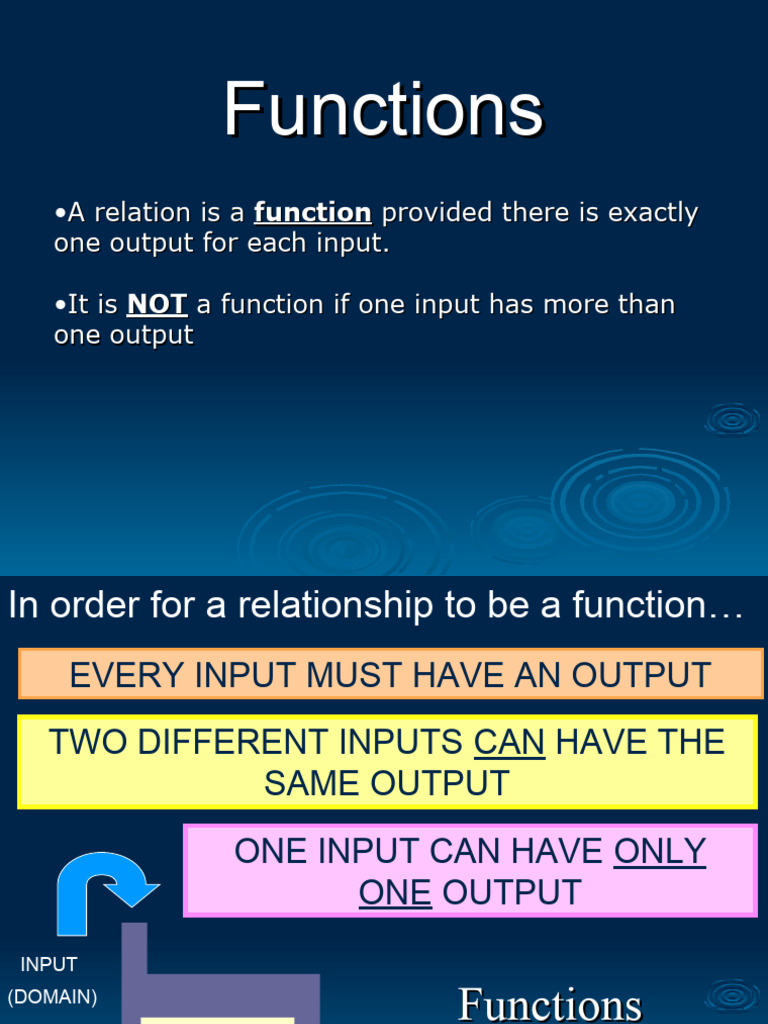 Functions | PDF | Function (Mathematics) | Applied Mathematics Functions | PDF | Function (Mathematics) | Applied Mathematics