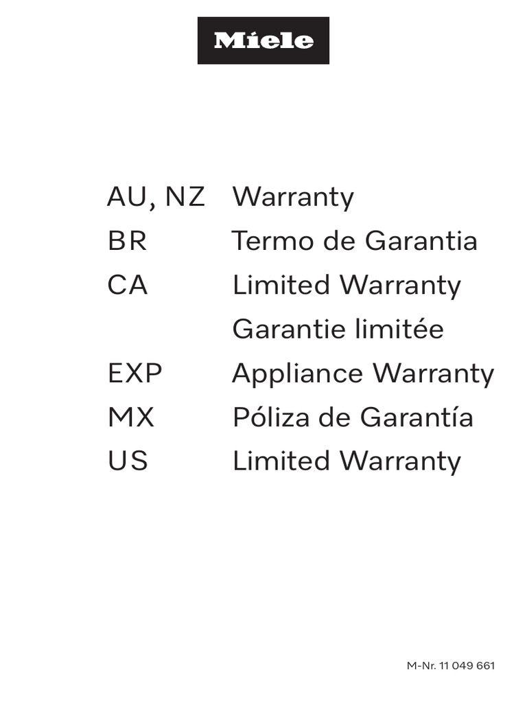 Guarantee Booklet | PDF | Refrigerator | Legal Liability