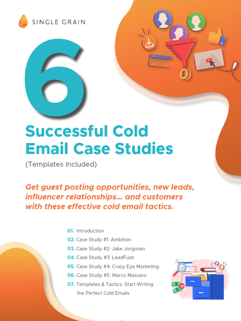 6 Cold Email Case Studies Ebook | PDF | Human Communication | Computer Mediated Communication