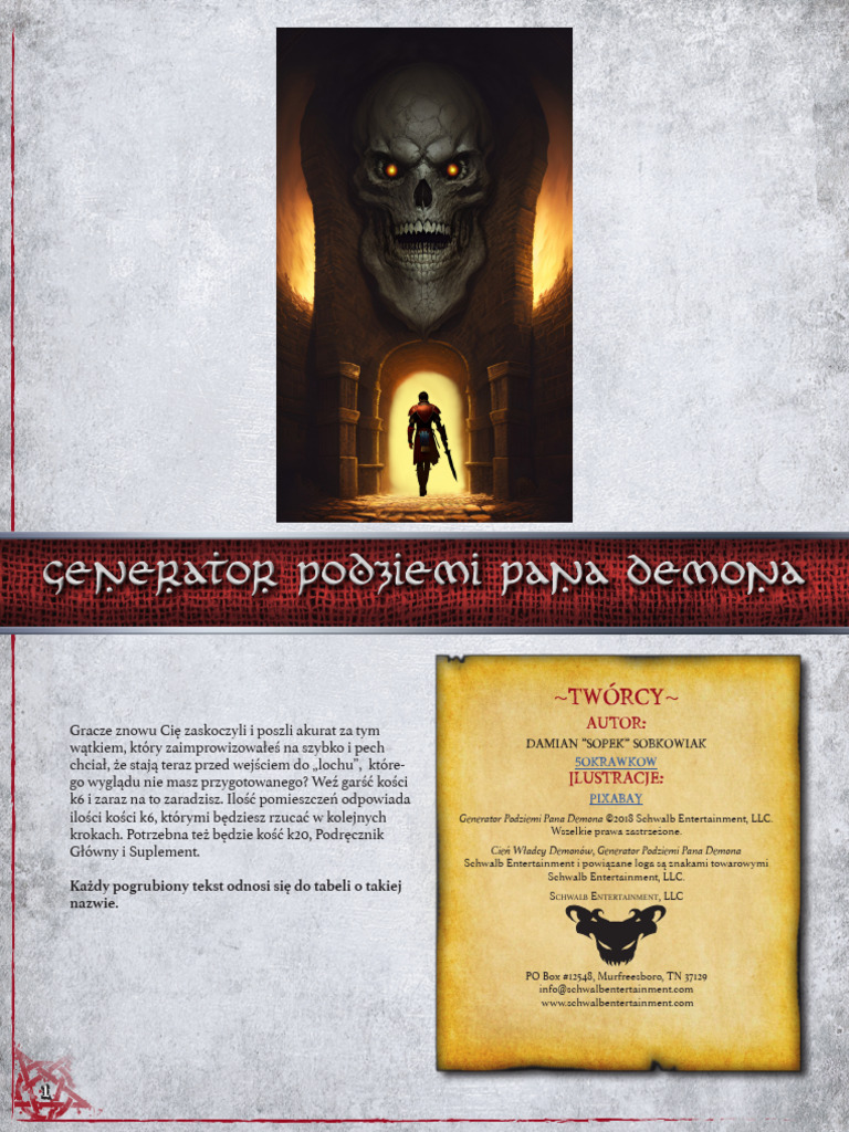 Generator Podziemi CWD | PDF