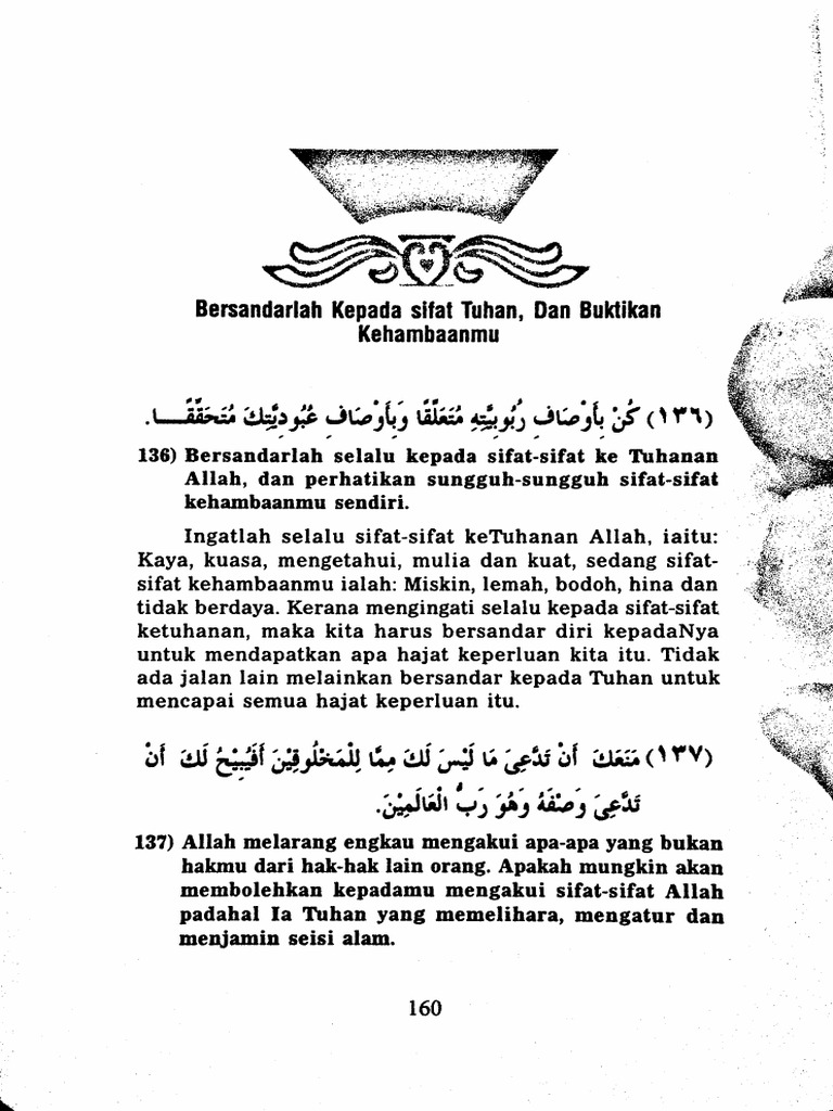 Kitab Hikam Page 160 | PDF
