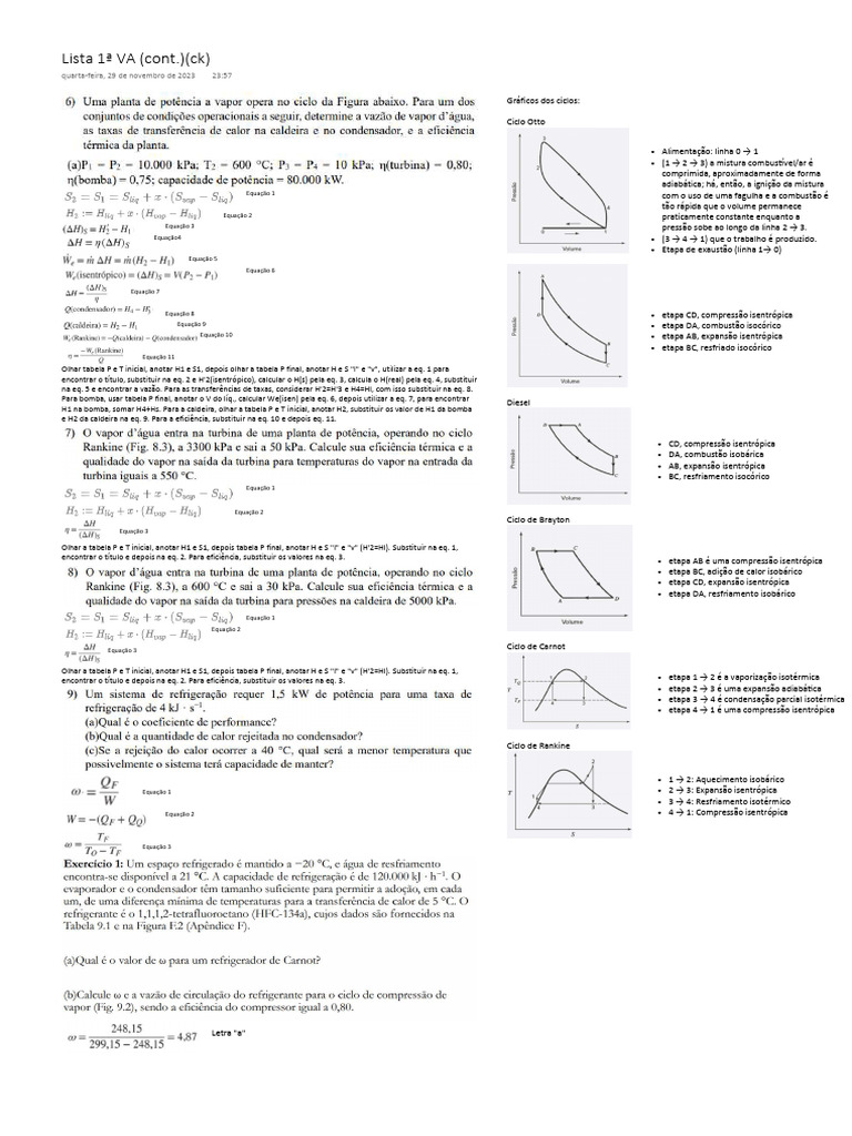 Termo2 (Pag2) | PDF | Química Física | Máquinas