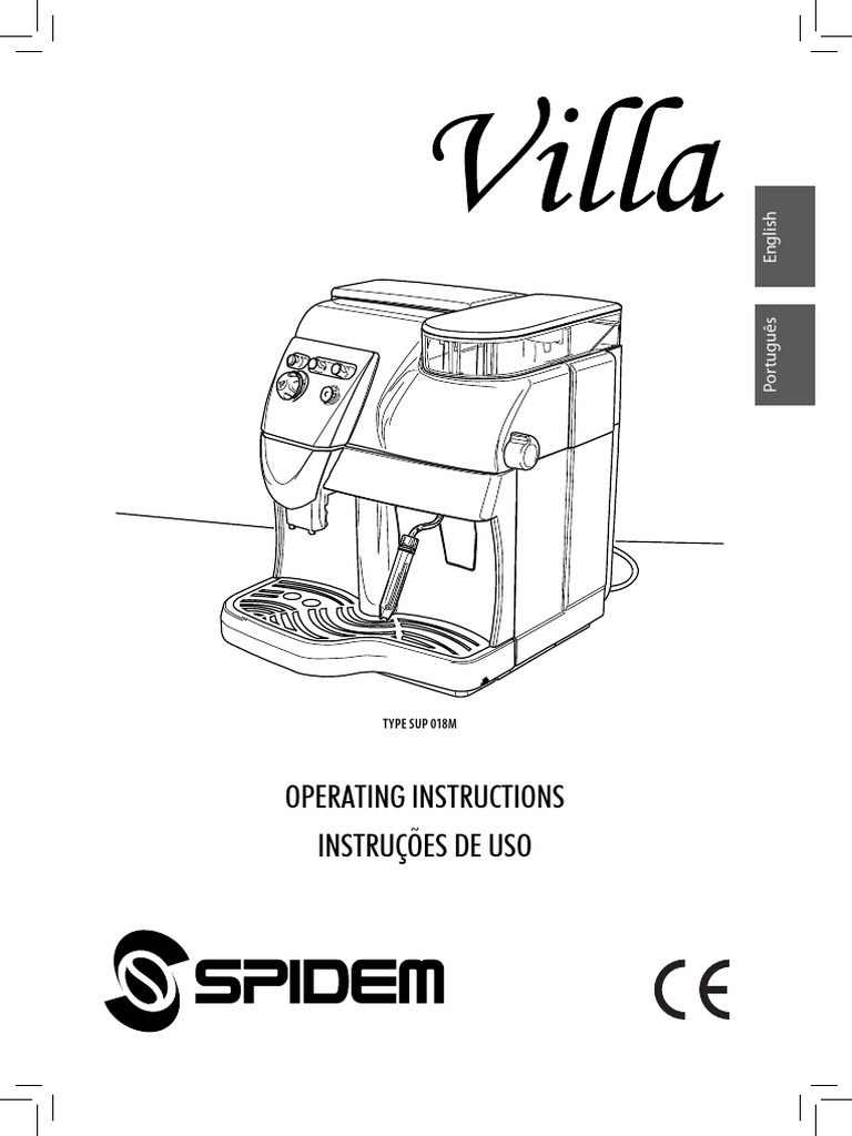 Spidem Villa Manual de Instrucoes | PDF | Coffee | Drink