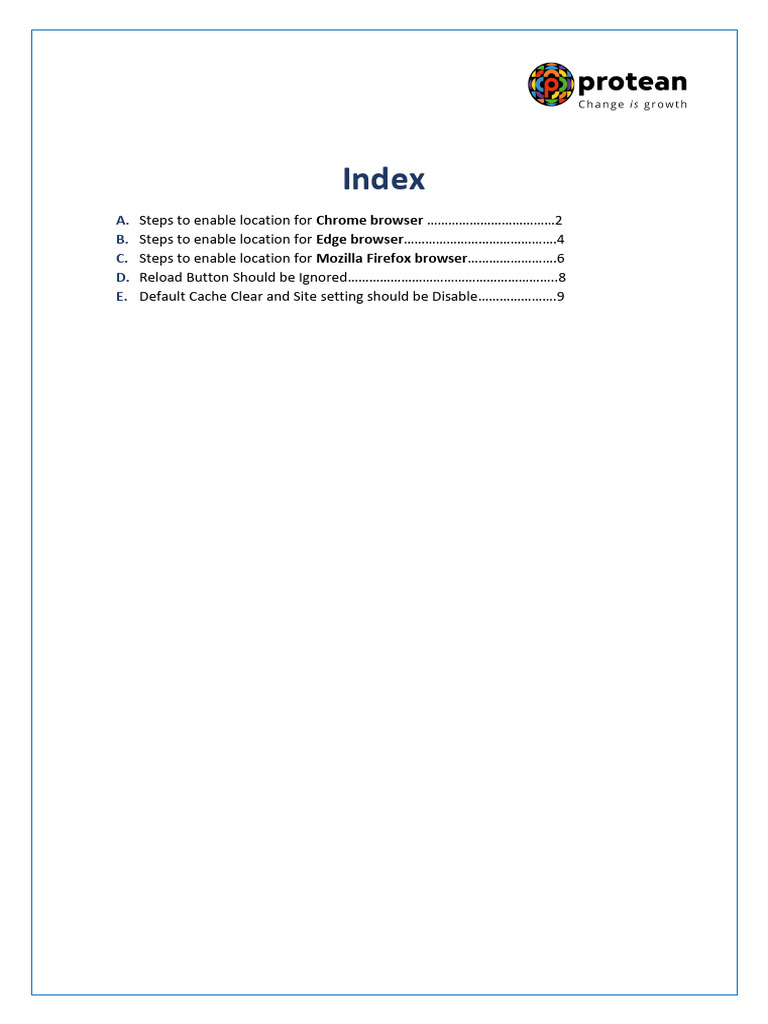 Steps To Enable Geolocation - PSA PDF | PDF | Web Software | Microsoft ...