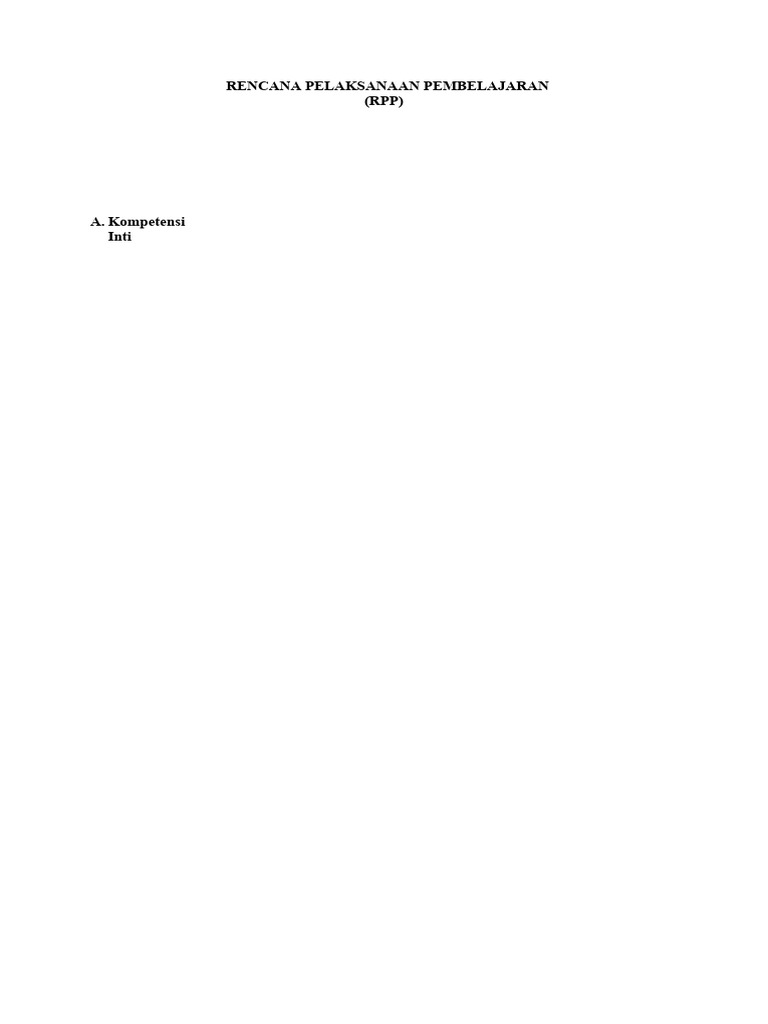 RPP prosedur dan Materi - Copy | PDF