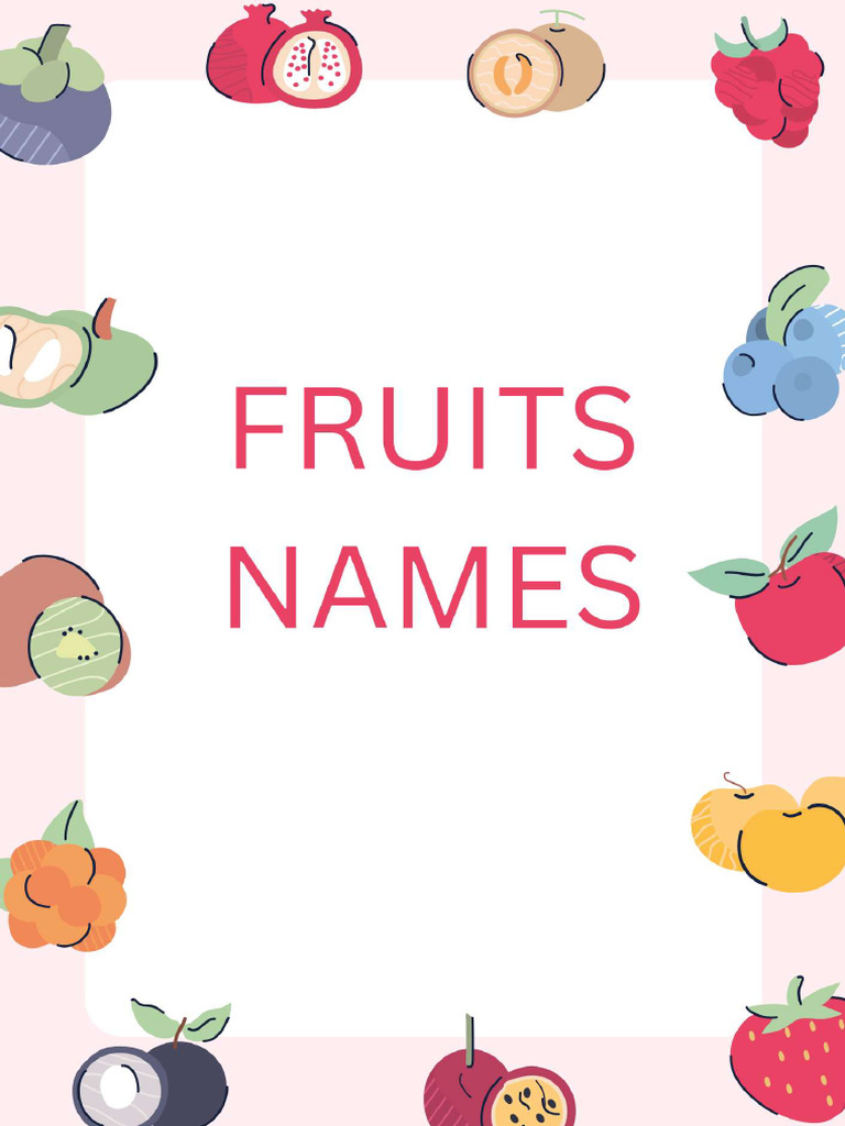Fruits Names | PDF