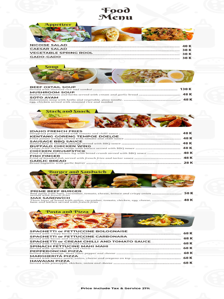 Mango Lango Menu | PDF