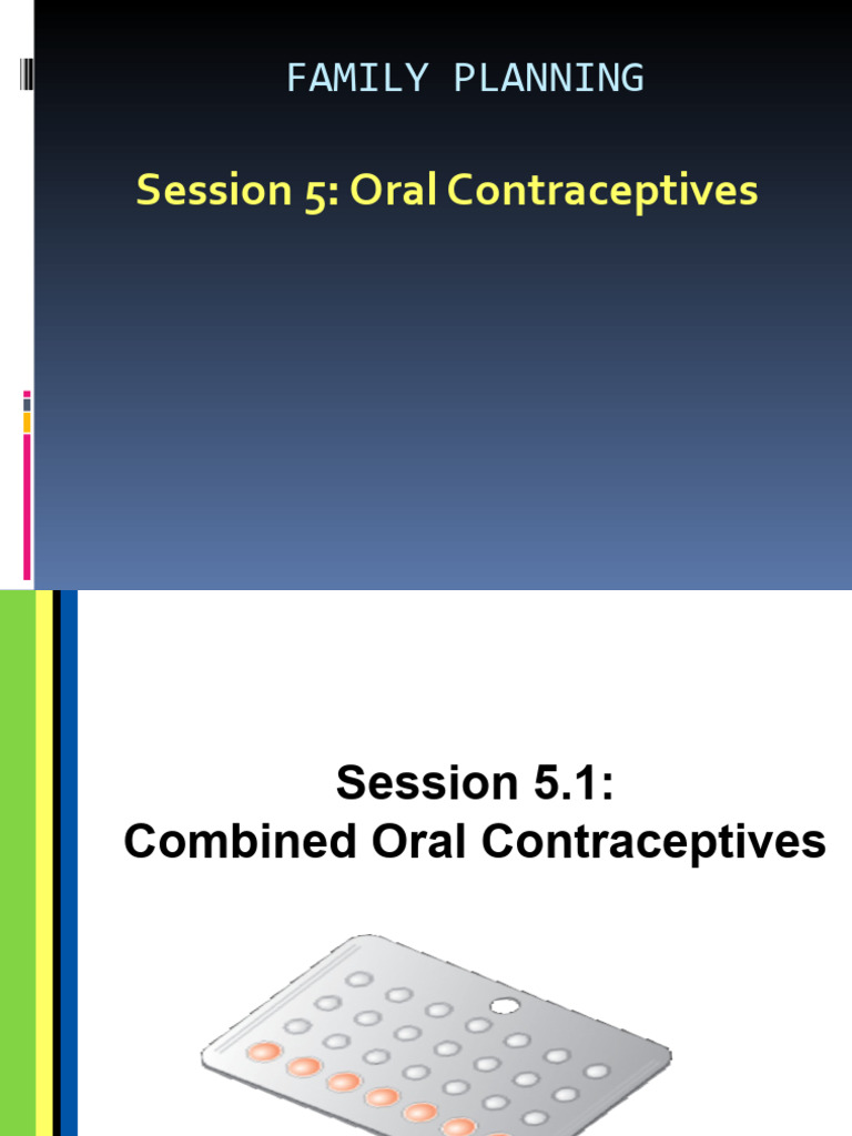 Understanding Combined Oral Contraceptives | PDF | Combined Oral ...