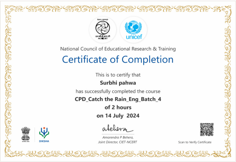 CPD Catch The Rain Eng Batch 4 | PDF