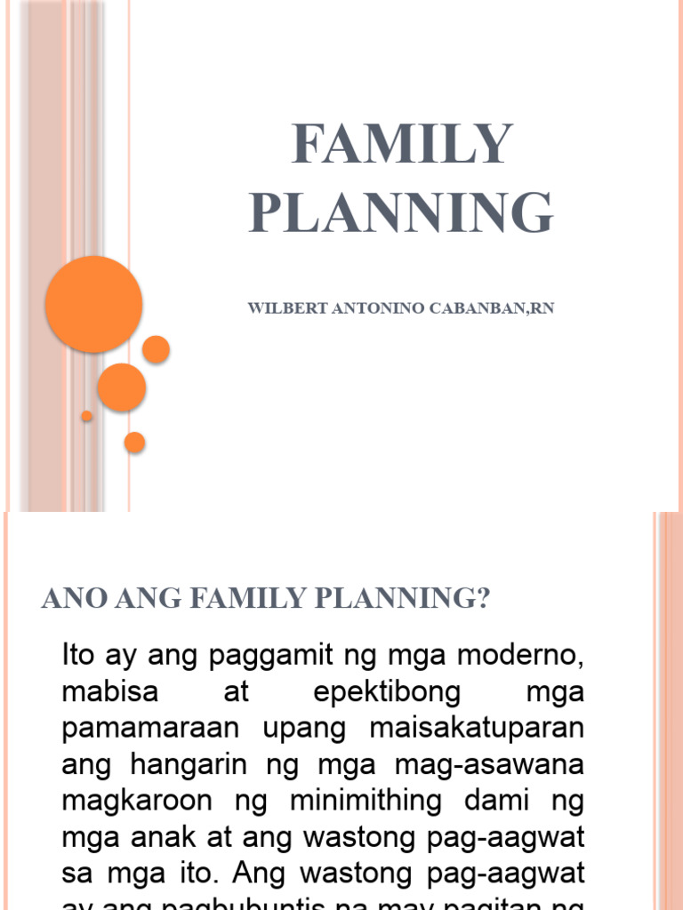 Family Planning | PDF