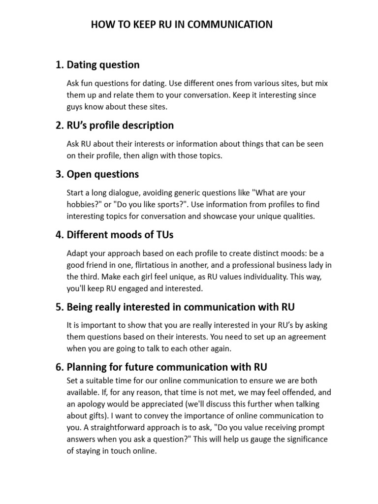 Engaging Communication with RU | PDF | Communication | Emotions