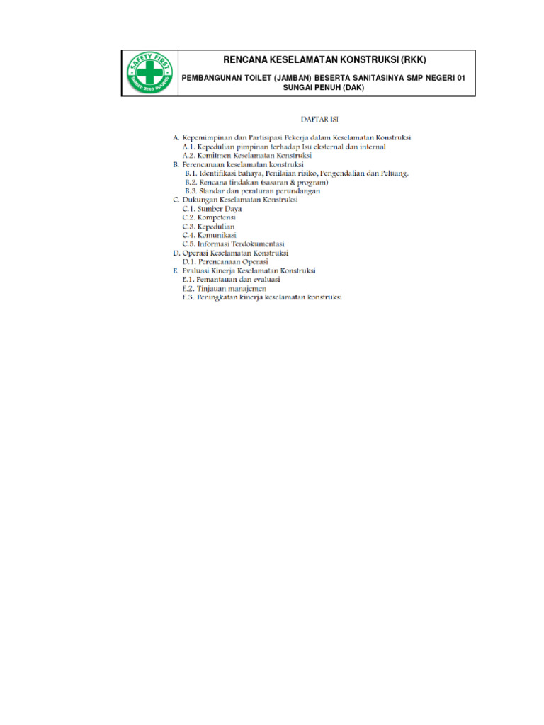 4 RKK Jamban SMP 1 | PDF