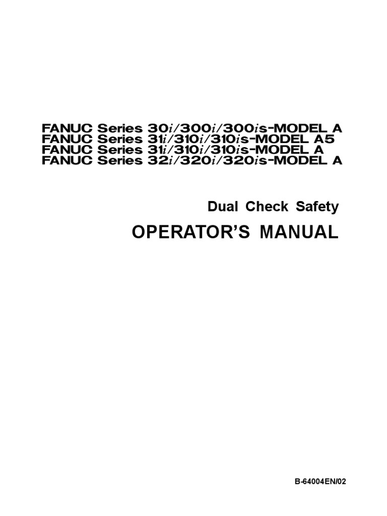 FANUC 30i-31i-32i MA Op - Manual | PDF | Numerical Control | Central ...