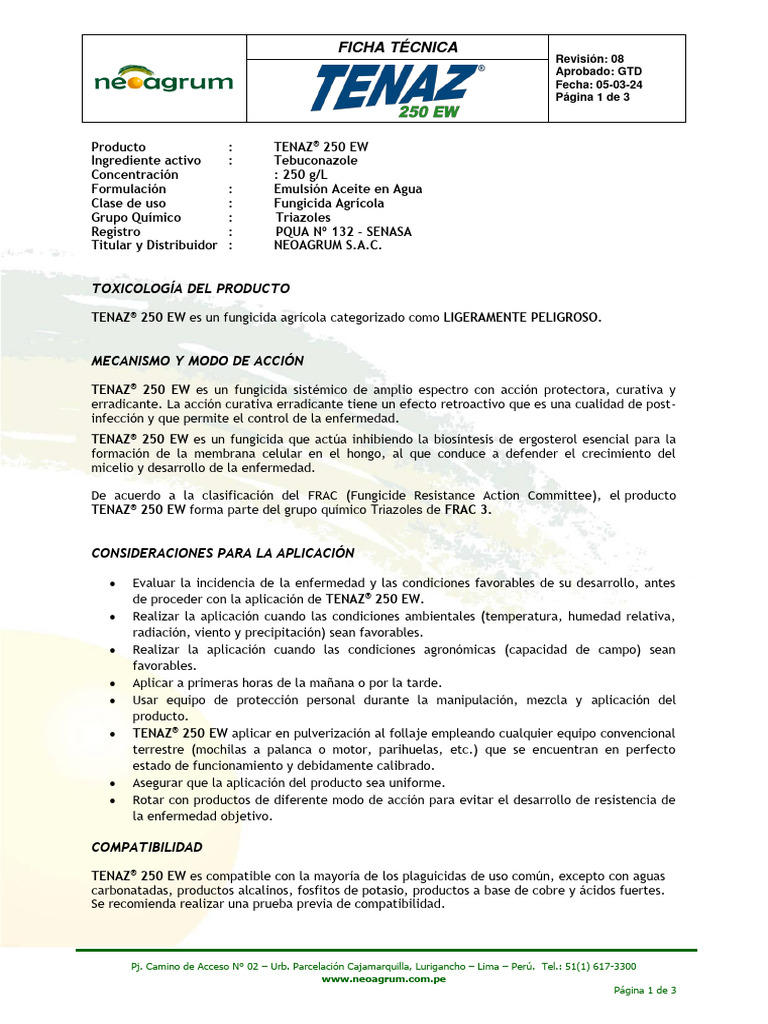 FT - Tenaz 250 Ew (08) - 1 | PDF