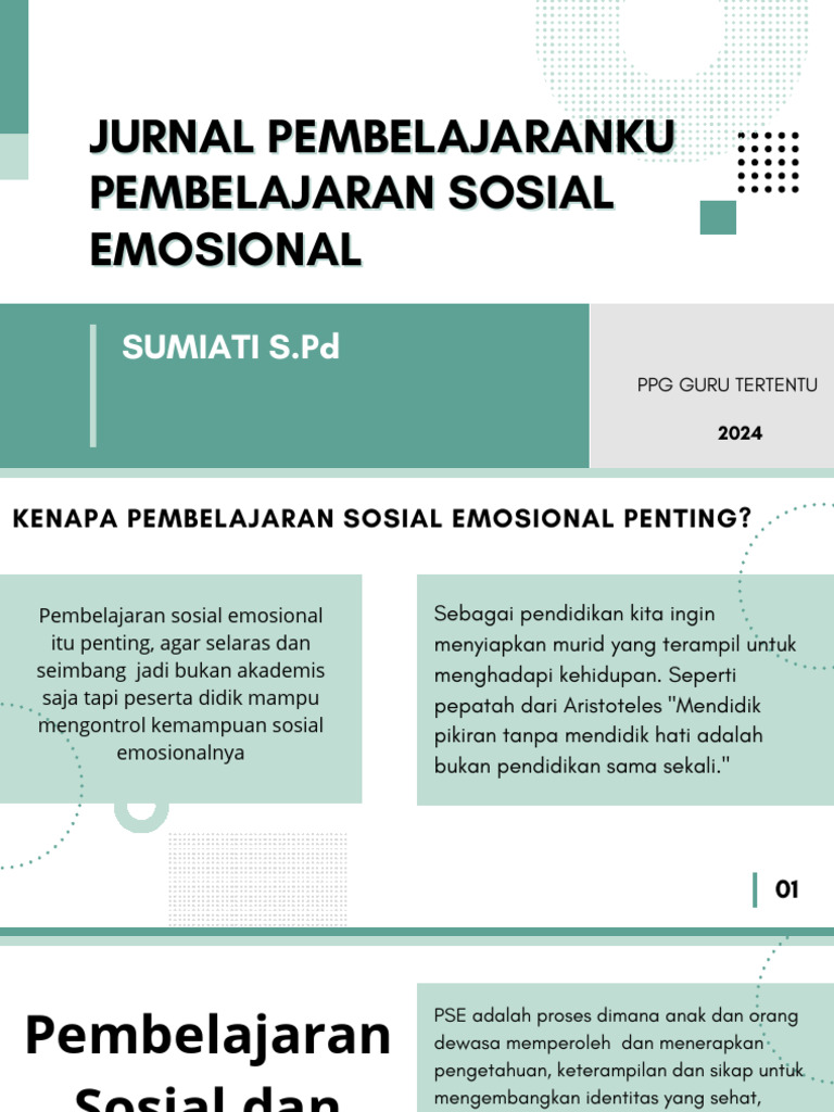 Jurnal Modul 2 - Pembelajaran Sosial Emosional | PDF