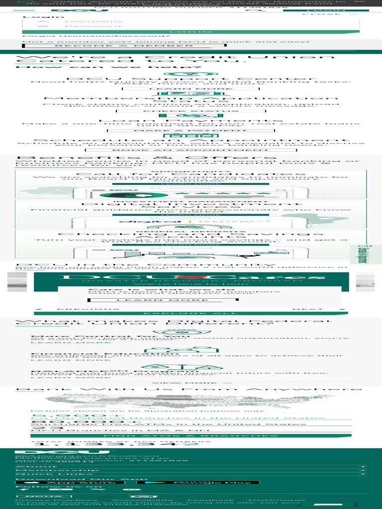 DCU Personal &amp; Business Banking Digital Federal Credit Union | PDF ...