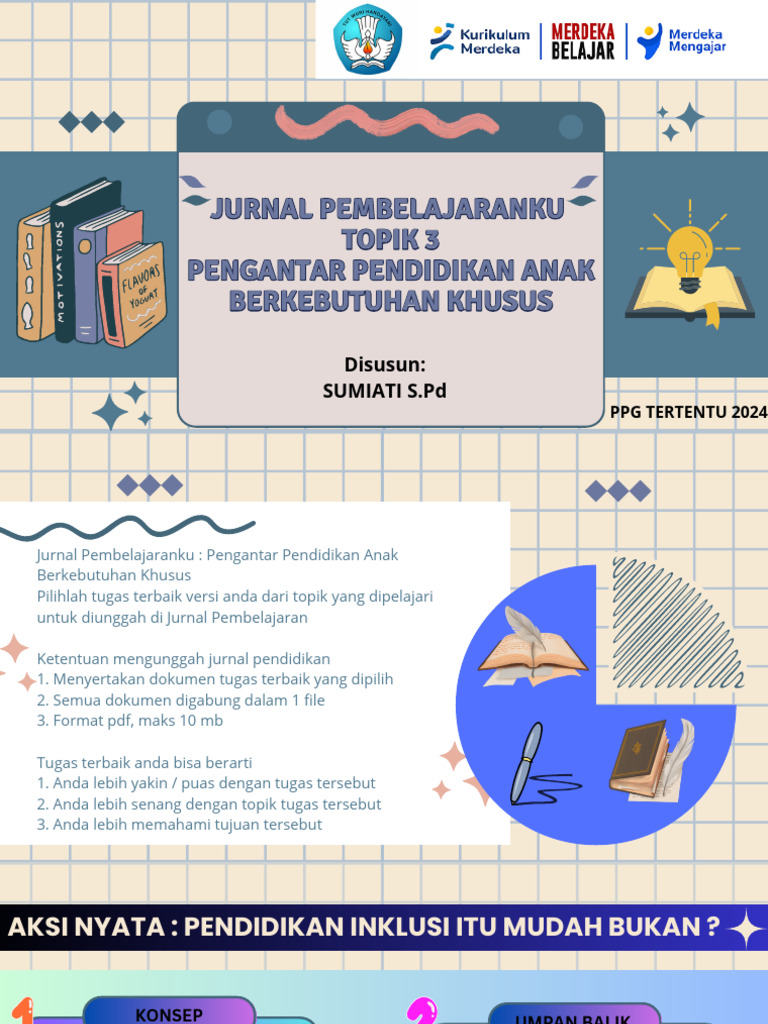 Jurnal Modul 3 - Pengantar Pendidikan Berkebutuhan Khusus | PDF