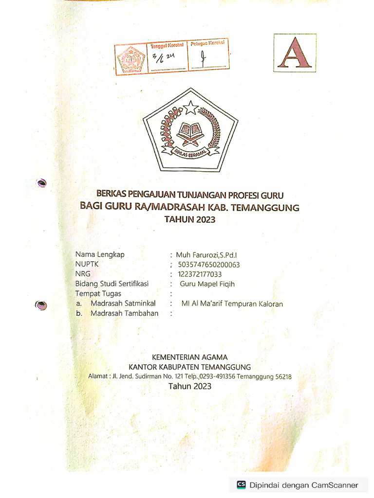 TPG Muh Fahrurozi A 2023 | PDF