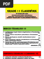 1 Isixhosa HL Worksheeet Notes Grade 11 Drama 11 Nathi Singabantu | PDF ...