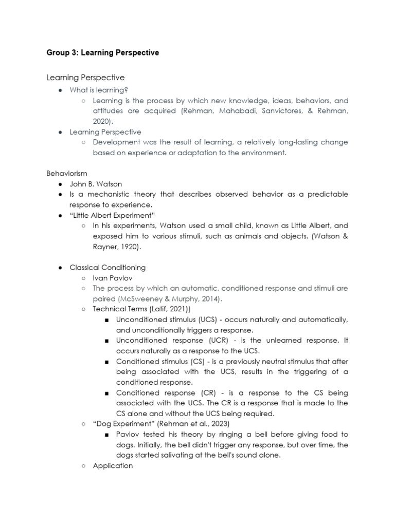 LP-hard-copy | PDF | Classical Conditioning | Learning
