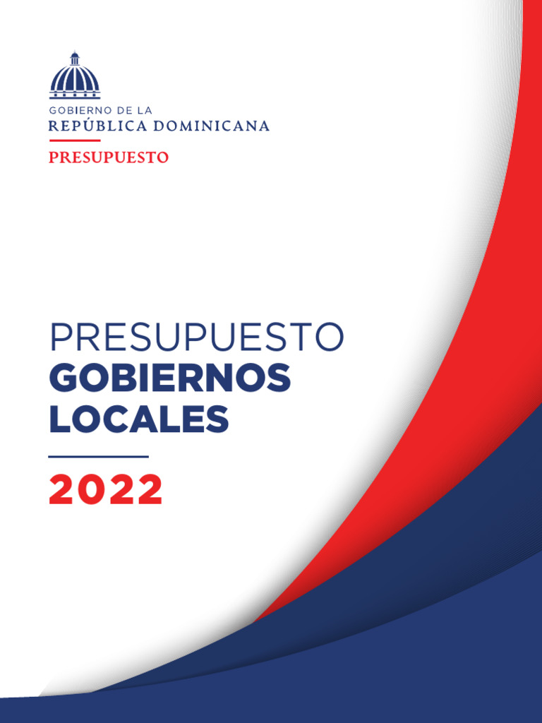 Libro de Fomulacion 2022 FINAL | PDF | Presupuesto | Gobierno local