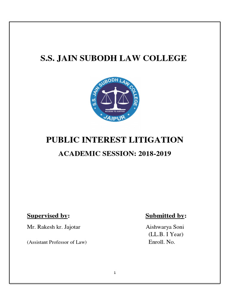 Pil File | PDF | Lawsuit | Government