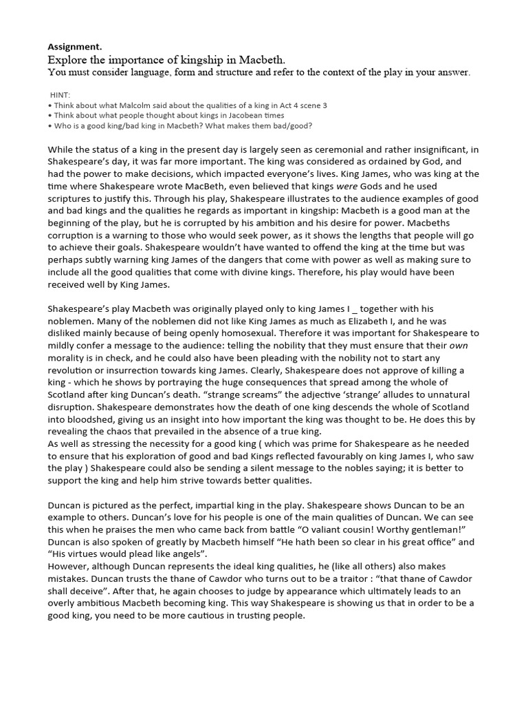 Macbeth | PDF | Macbeth