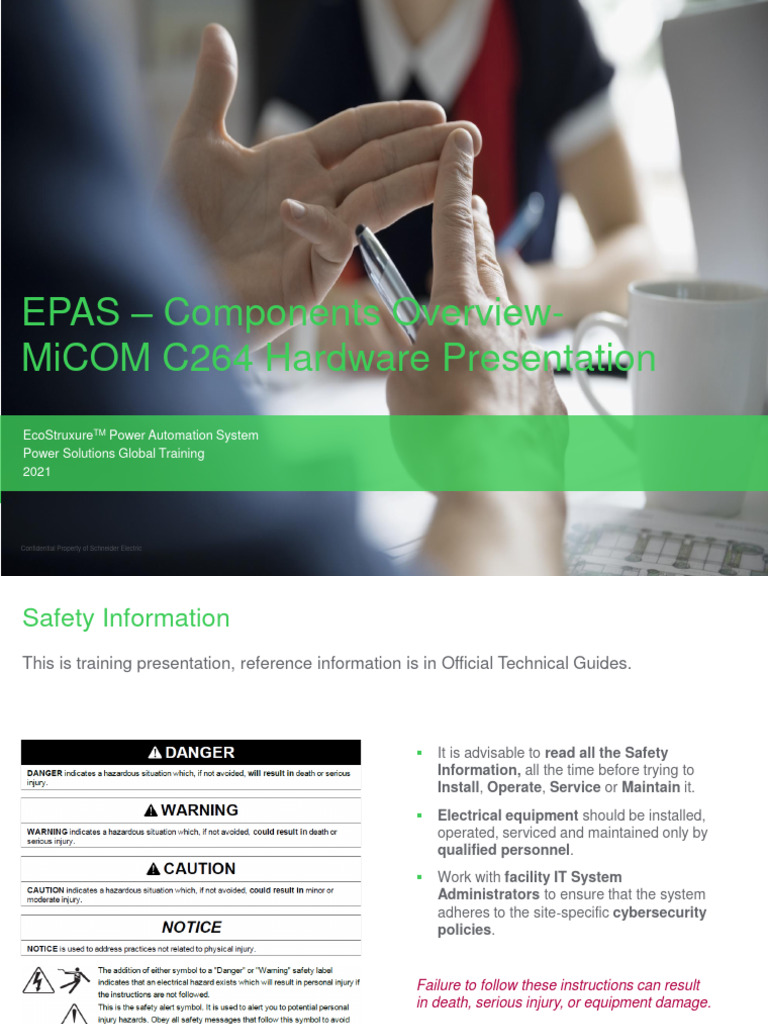 03-PAS-Components Overview-MiCOM C264 Hardware Presentation | PDF ...