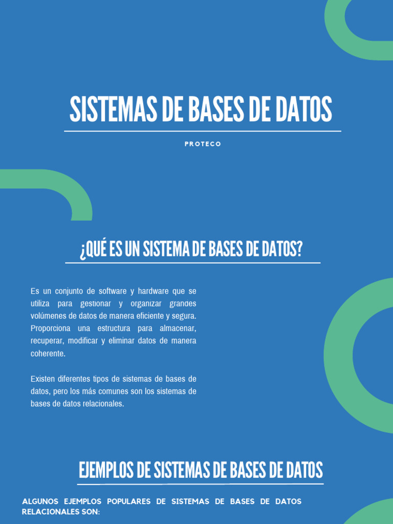Tipos de Bases de Datos | PDF | Mi sql | Bases de datos