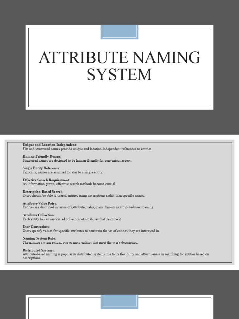 Attribute Naming SYSTEM | PDF | Global Positioning System | Domain Name System