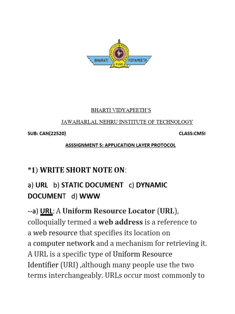 Chapter-5 | PDF | File Transfer Protocol | World Wide Web