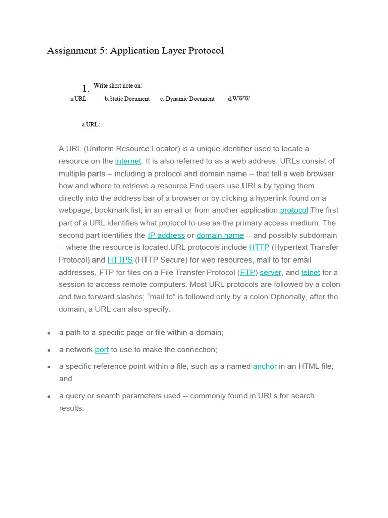 ACN Chapter 5 | PDF | File Transfer Protocol | Domain Name System